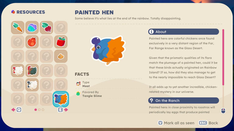 Painted Hens Location in Slime Rancher 2