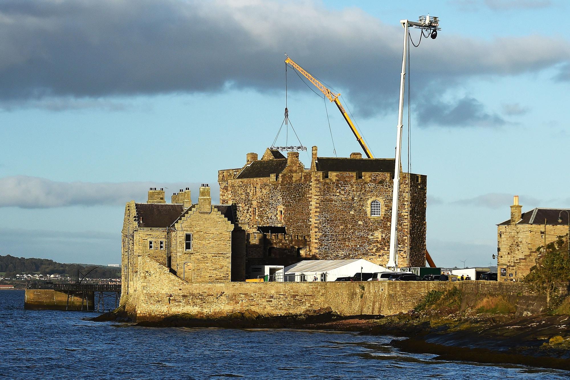 Film crews descend on Falkirk area's Outlander castle