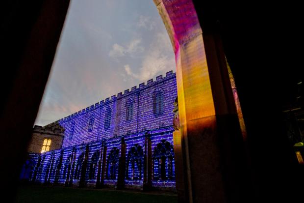 First look at immersive light show illuminating Durham Cathedral this week