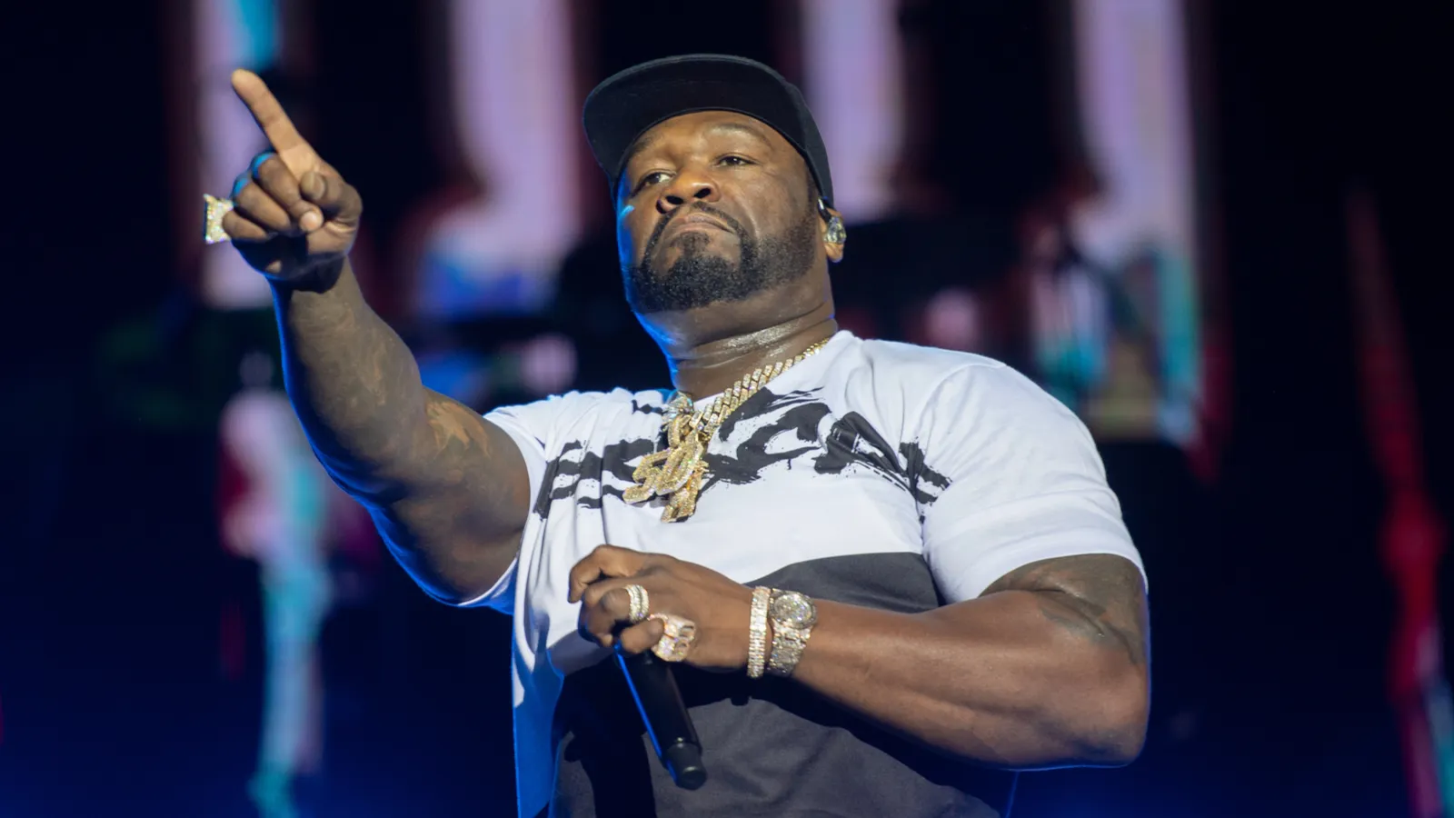 50 Cent reacts to being the only celebrity named on Taylor Swift’s album