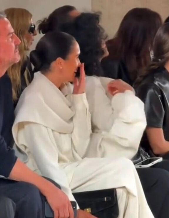Meghan Markle slammed for laughing at model falling on runway