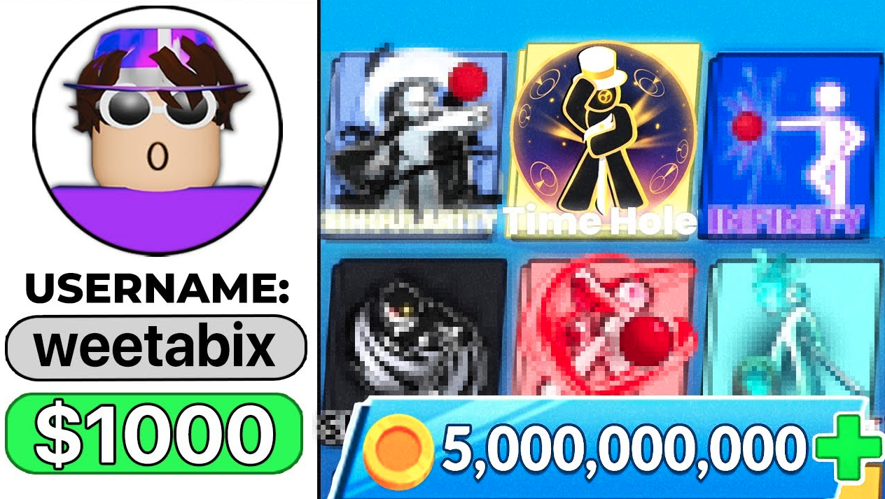 Comparing $1 and $100,000 Blade Ball Accounts!