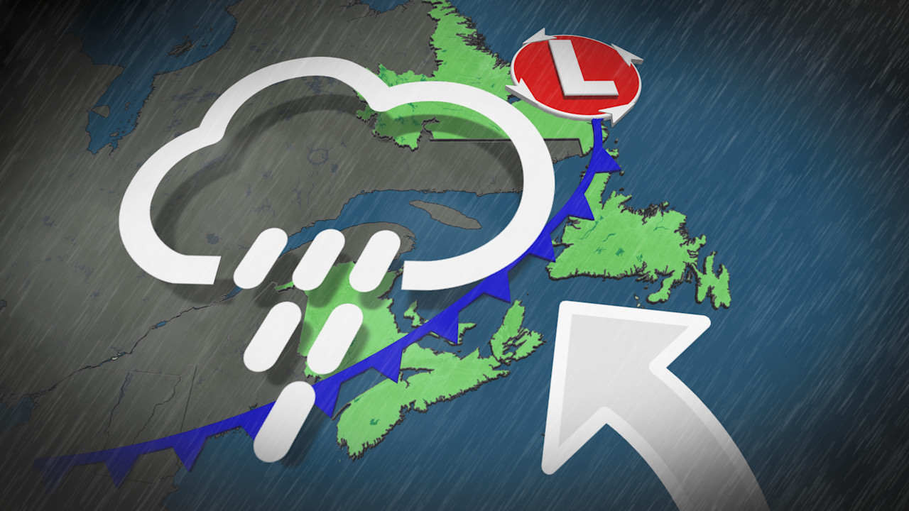 Windy, wet conditions hit Atlantic Canada, ending the summer-like stretch