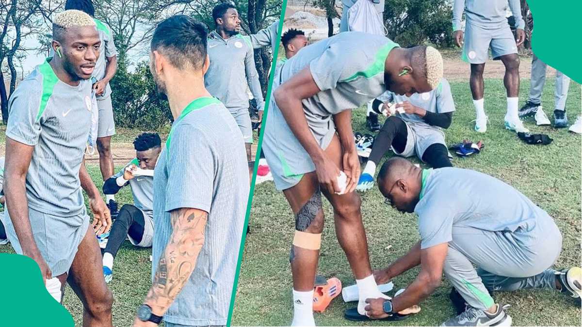 Victor Osimhen: Viral photo of Galatasaray striker in Super Eagles camp ...