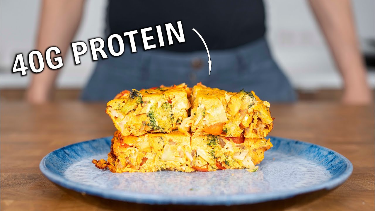 The best high protein egg breakfast I've ever made (frittata)