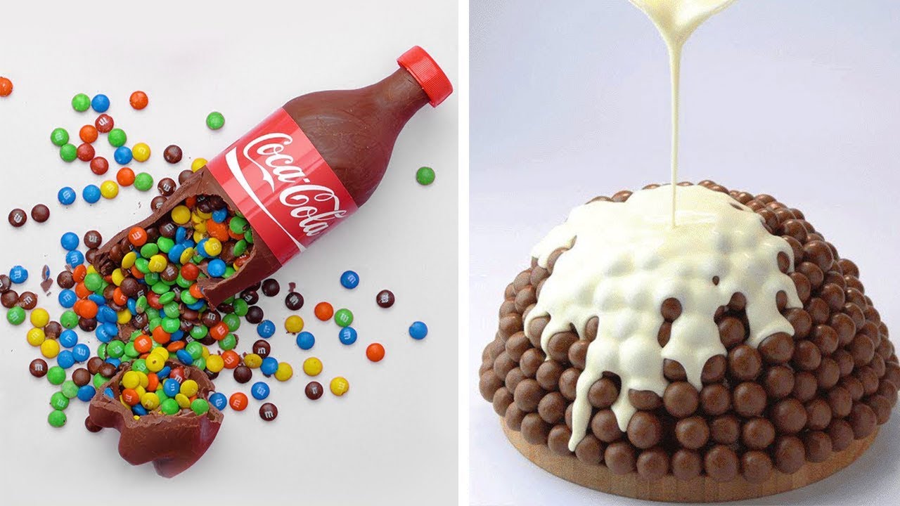 Choco Bottle & Candy Dome | Satisfying Cake Compilation