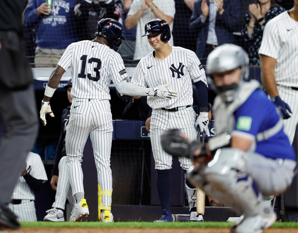 Anthony Volpe’s girlfriend takes in thrilling Game 3 ALDS win as ...