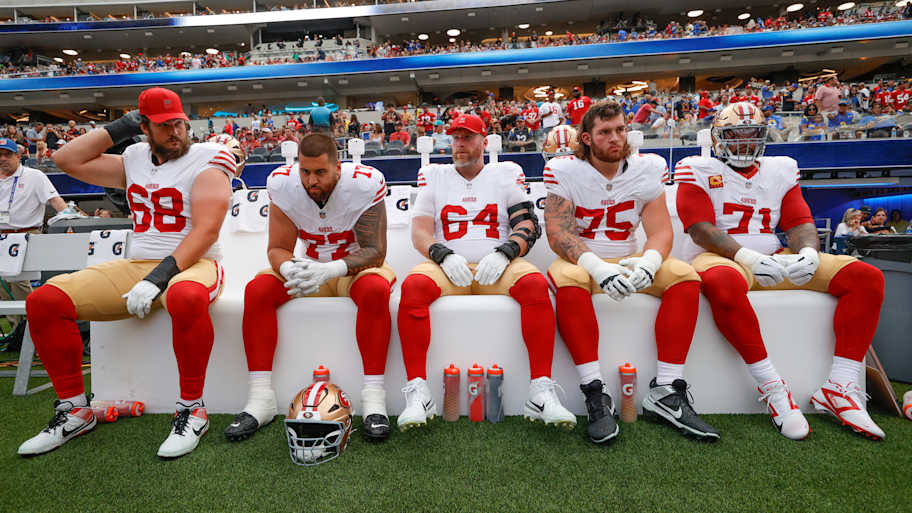 49ers offensive line is proving to be an enigma (and even PFF admits it)