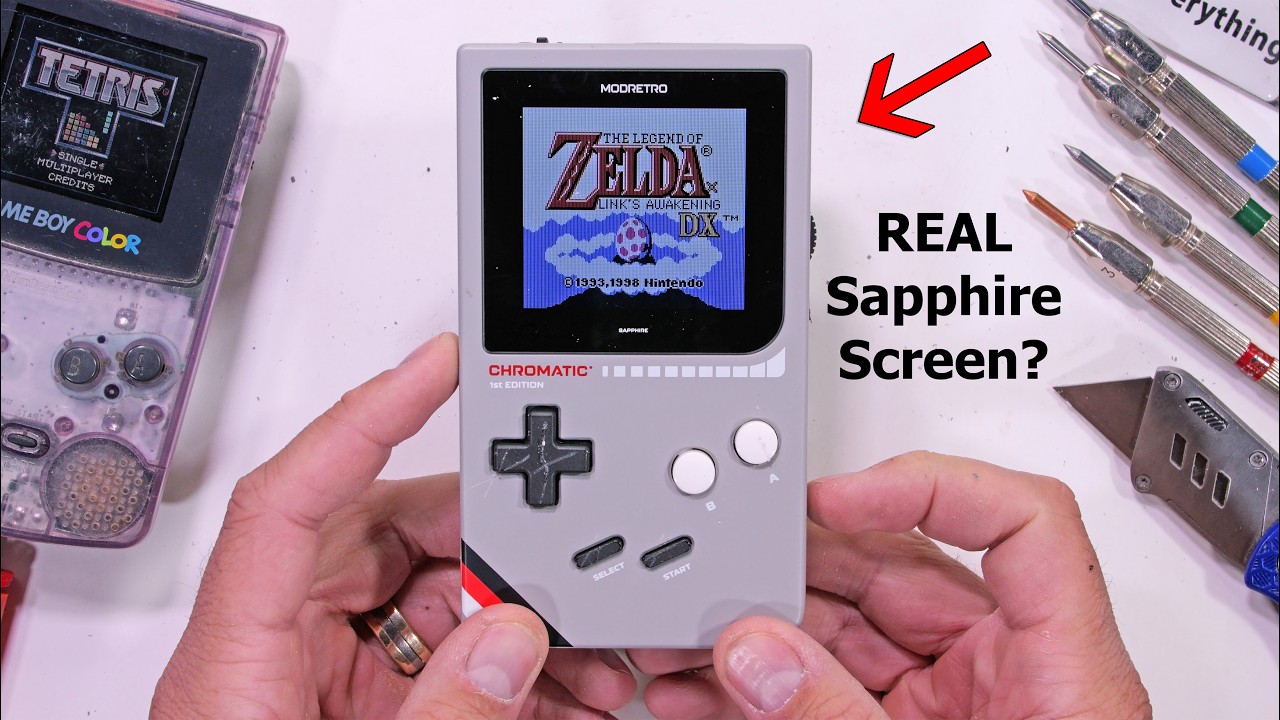 The Game Boy Color is back - with a sapphire screen?