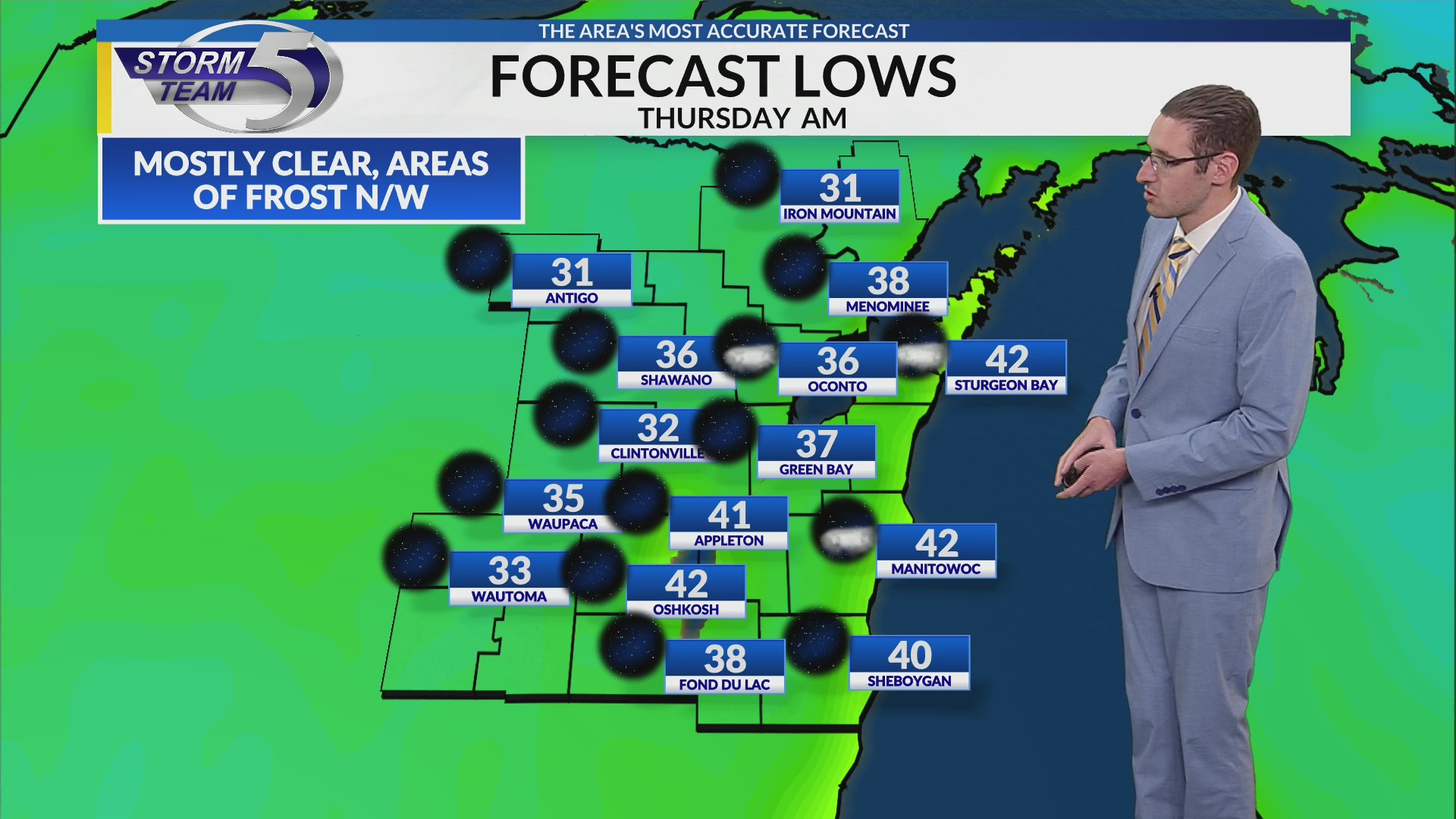 Northeast Wisconsin Afternoon Forecast 10/8/25