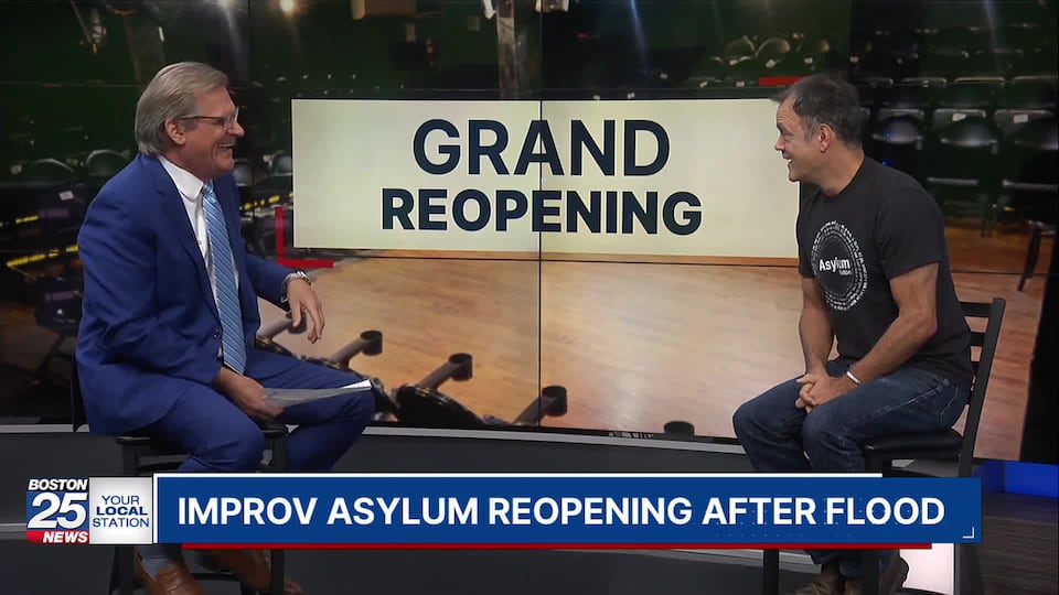Boston's Improv Asylum reopening after unexpected flooding event