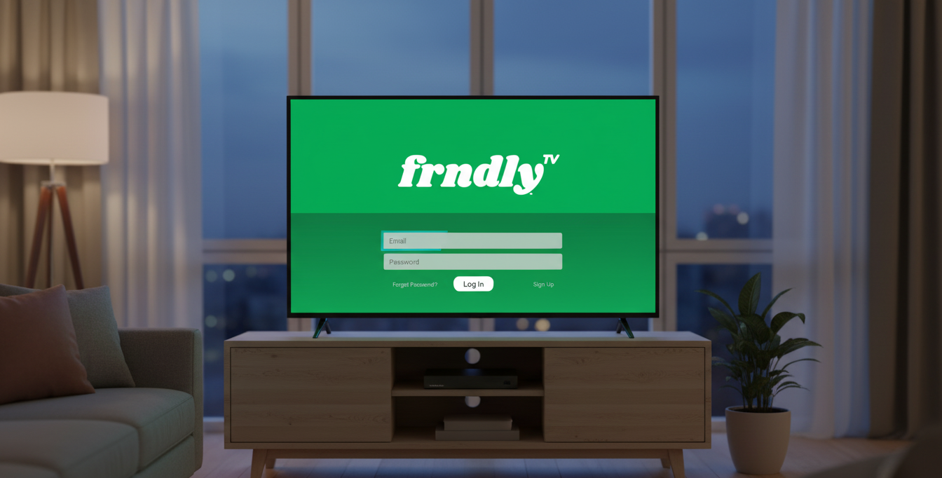What are Frndly TV's password sharing rules?
