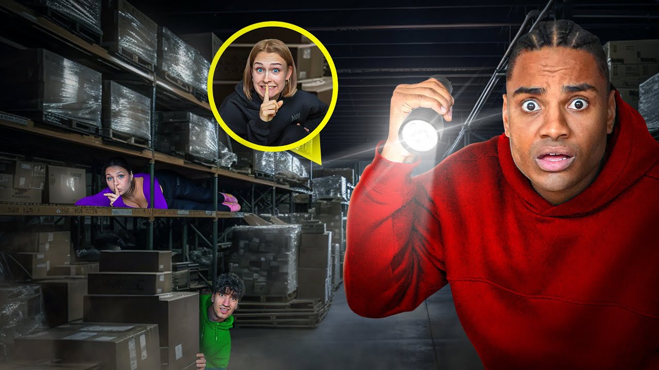 Mitternacht HIDE & SEEK in einer verlassenen Fabrik 😱 (ft. Alex ...