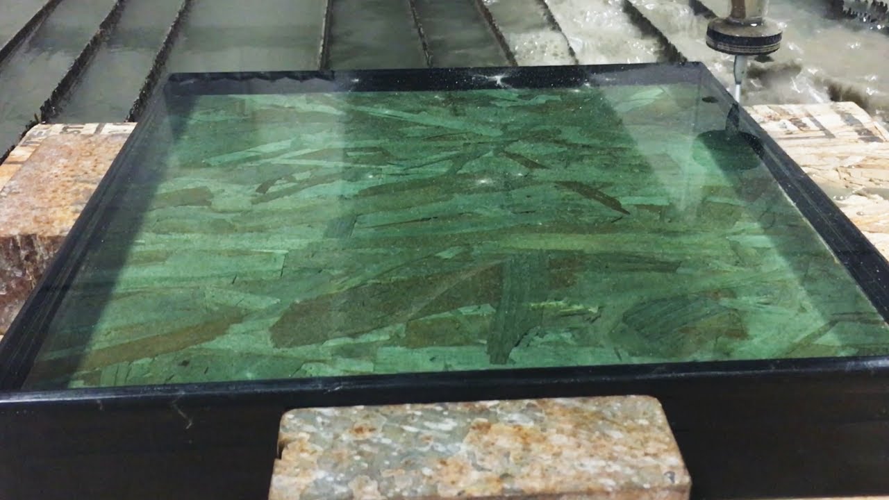 Can waterjet cut through bulletproof glass?