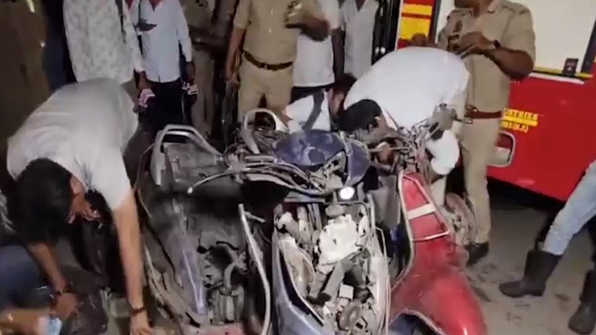 6 injured as powerful scooter explosion rocks Kanpur, forensics team at spot