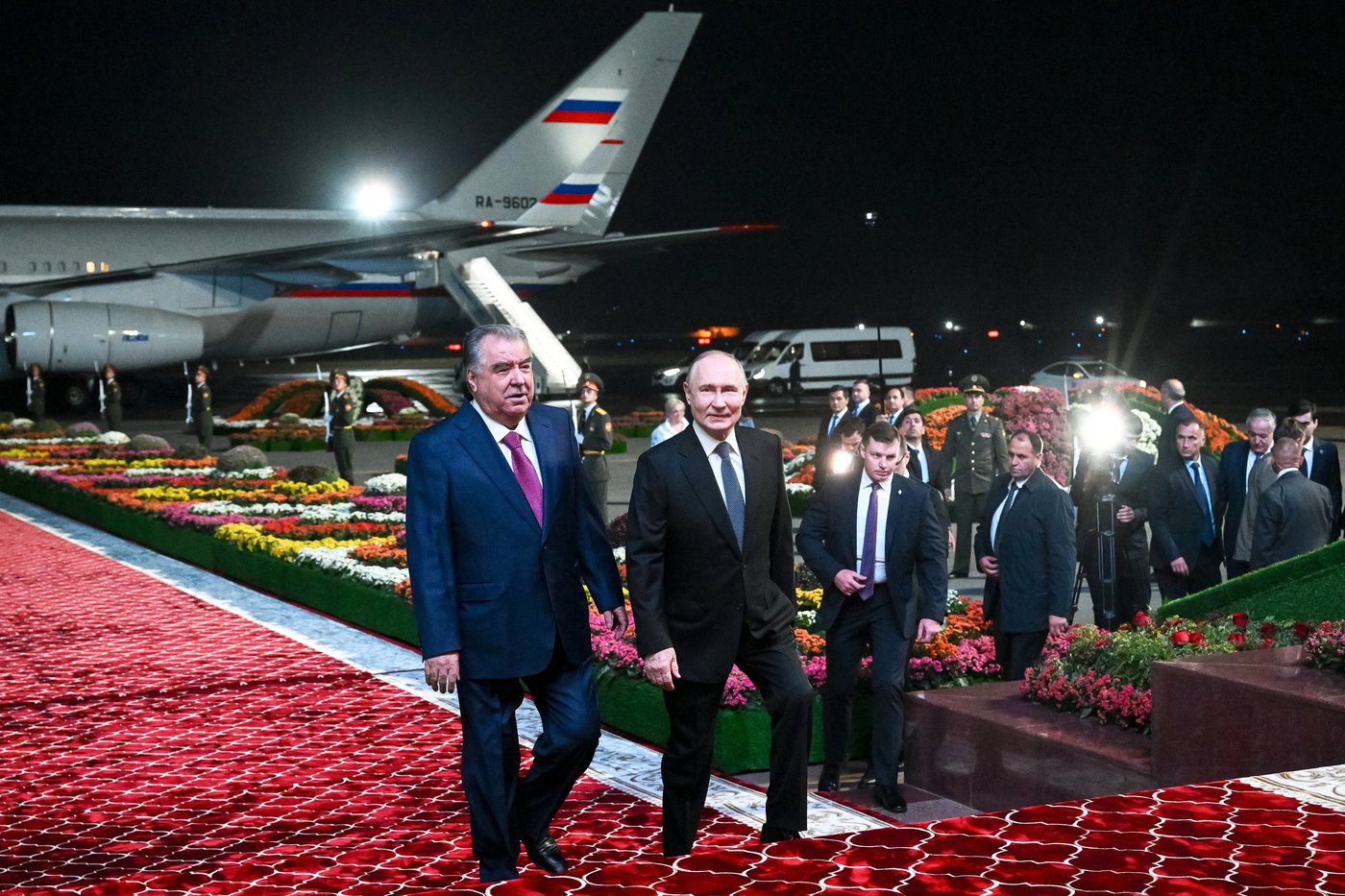 Putin is in Tajikistan for meetings with leaders of ex-Soviet leaders