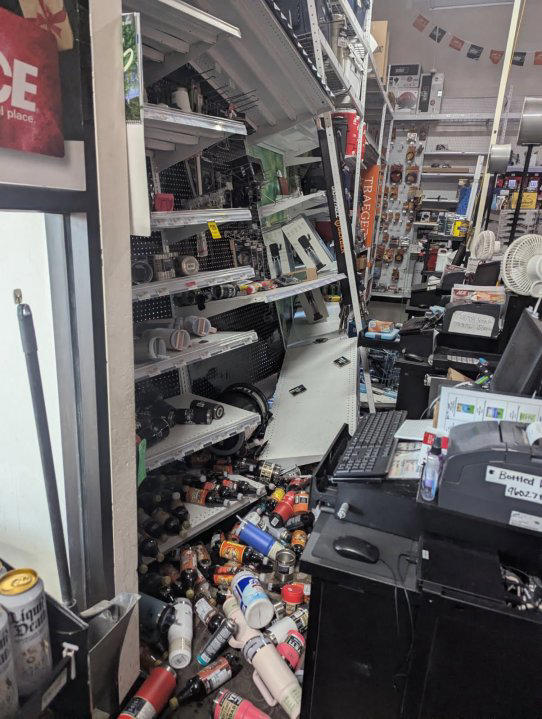 Employee minorly injured after driver crashes into hardware store