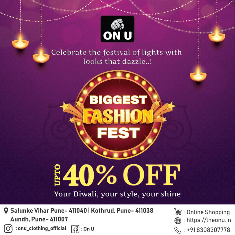 ON U Clothing Takes India by Storm with 40% Fashion Fest — # ...
