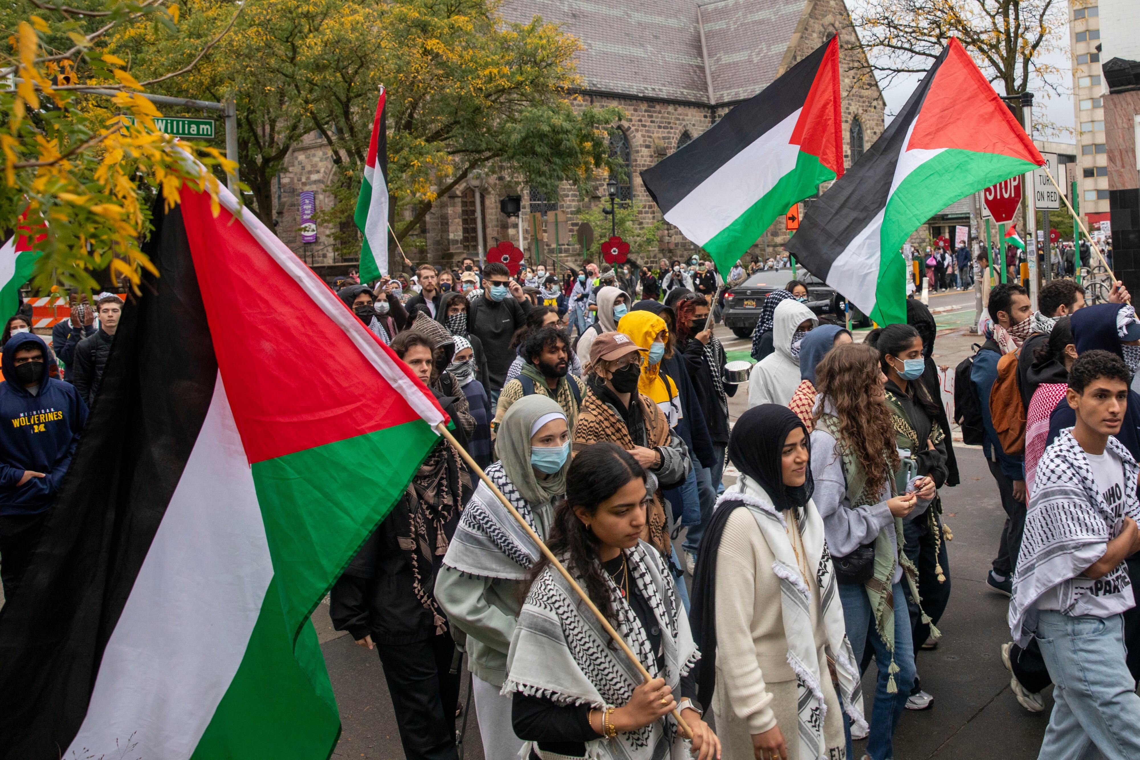 Vigil, protest at University of Michigan mark 2-year anniversary of Oct ...