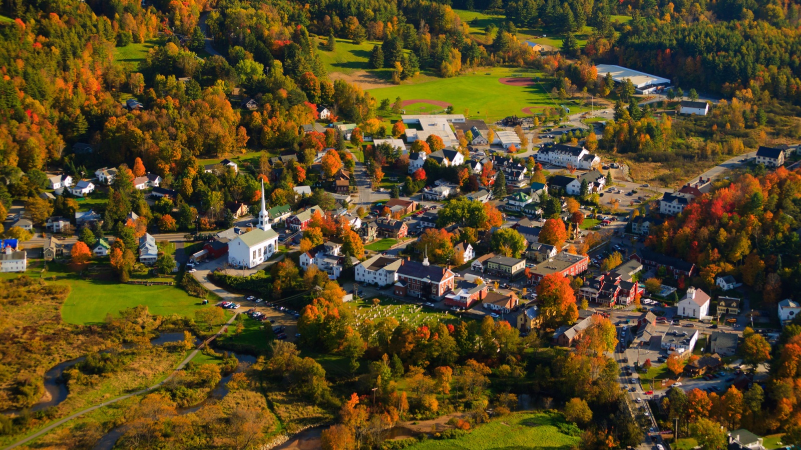 How Stowe turns into a storybook town every October