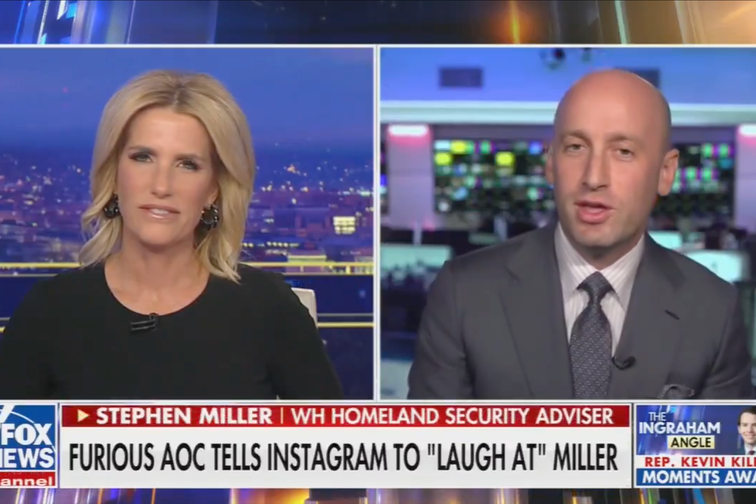 Fox News host claims ‘AOC wants to sleep with’ Stephen Miller after she mocked his supposedly ...