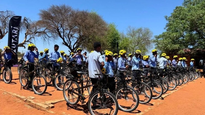 Community receives 50 bicycles to boost education and opportunity