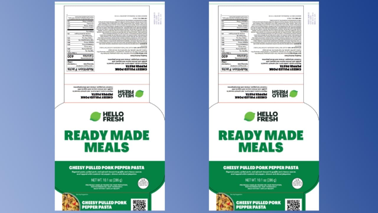 Recall alert: Hello Fresh meals recalled due to potential Listeria ...