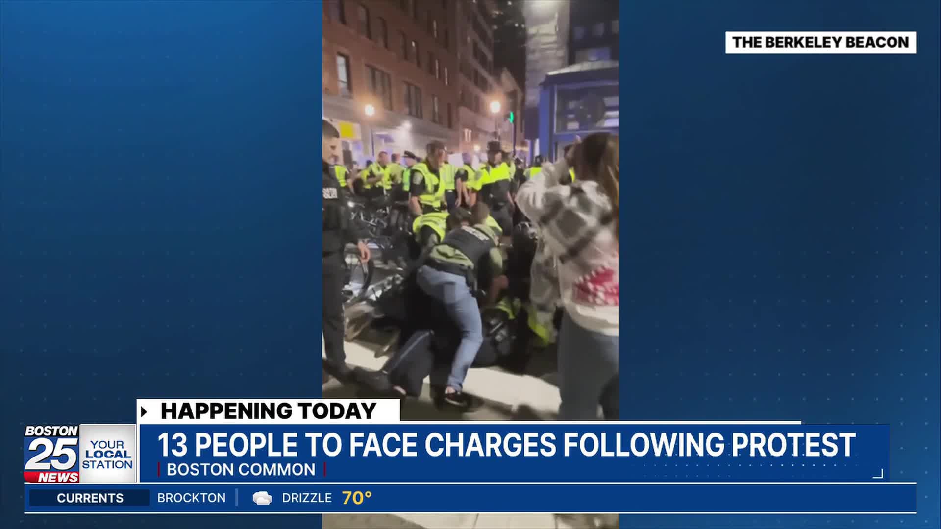 Police identify 13 people facing charges in pro-Palestinian protest ...