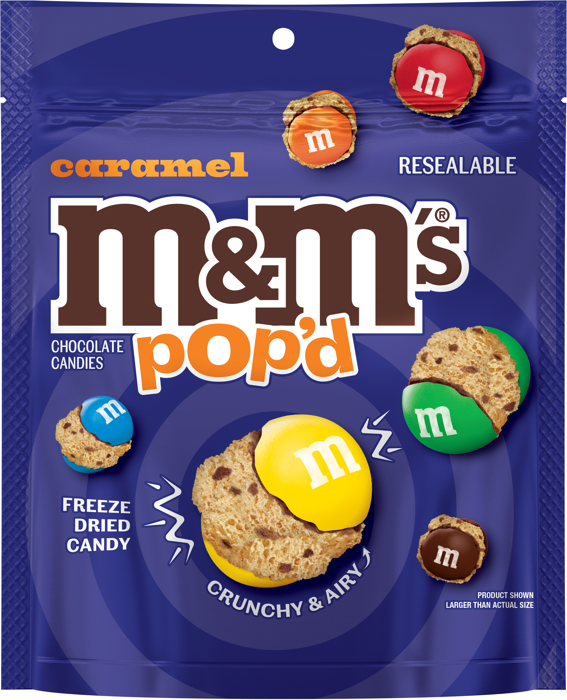 M&M's new Pop'd Caramel chocolate candies have special popping power