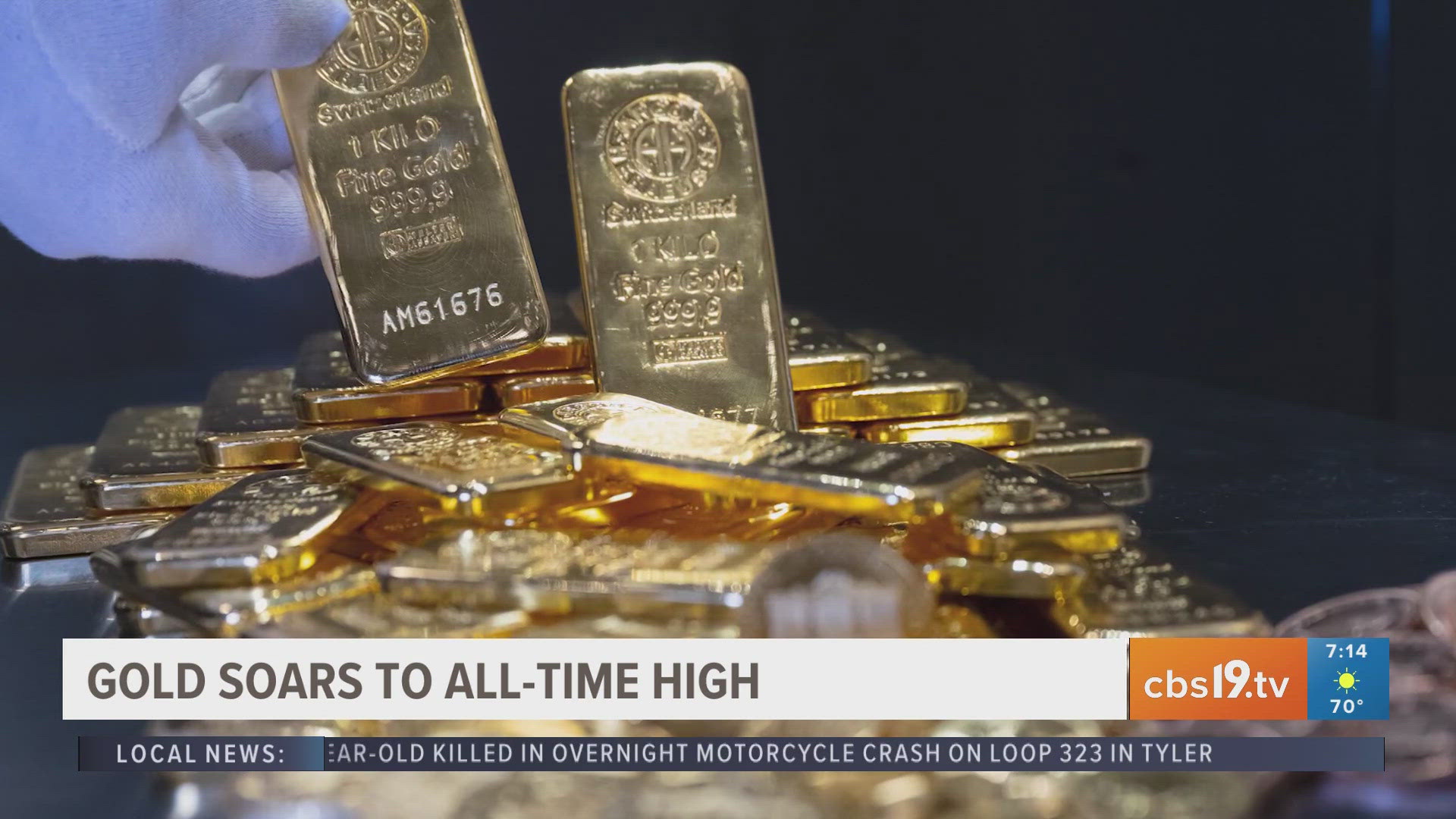 Gold soars to all-time high