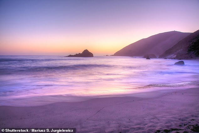 The rare phenomenon that makes some beaches have purple sand
