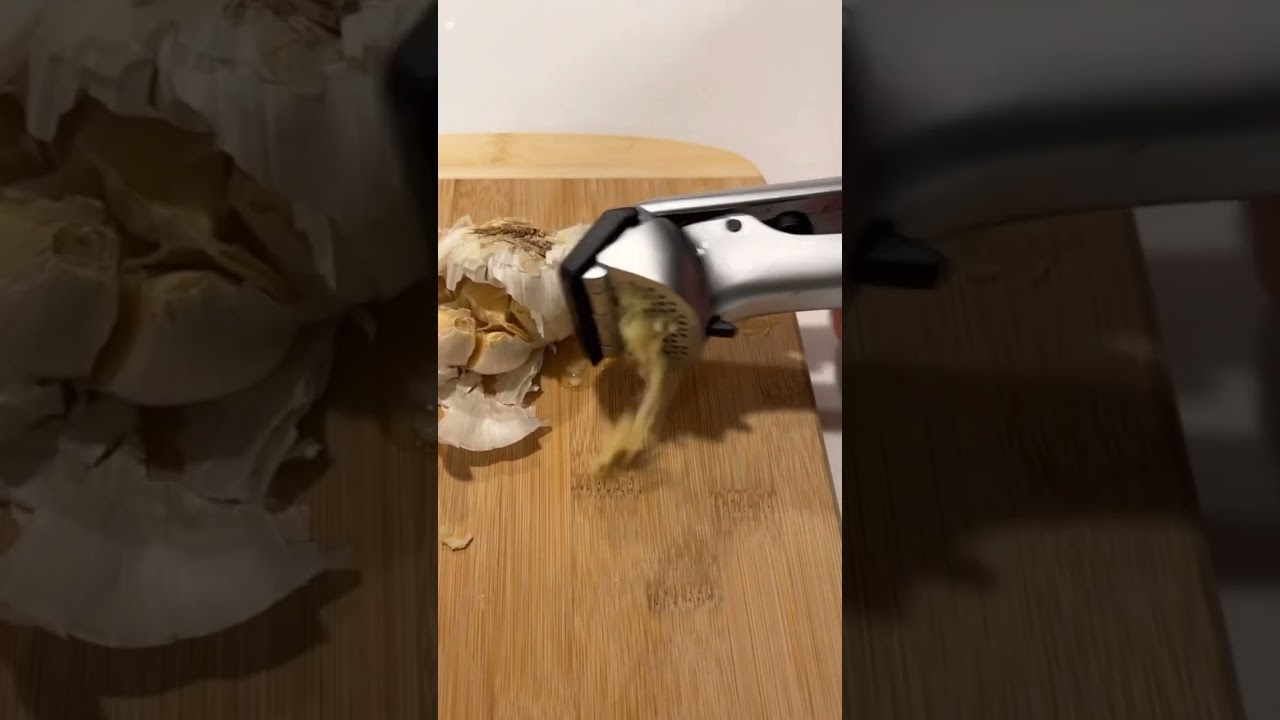 The ultimate garlic crusher!
