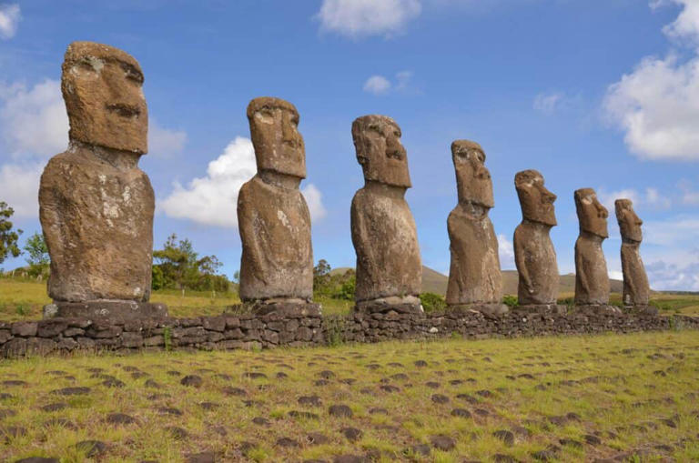 The Moai Statues Were Really “Walked” to Their Platforms