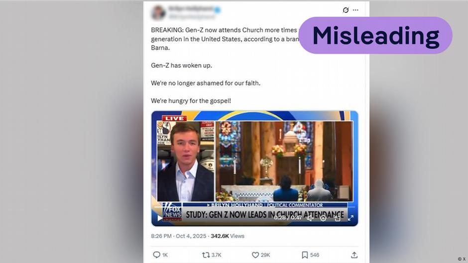 Fact check: Is Gen Z leading a US church revival?