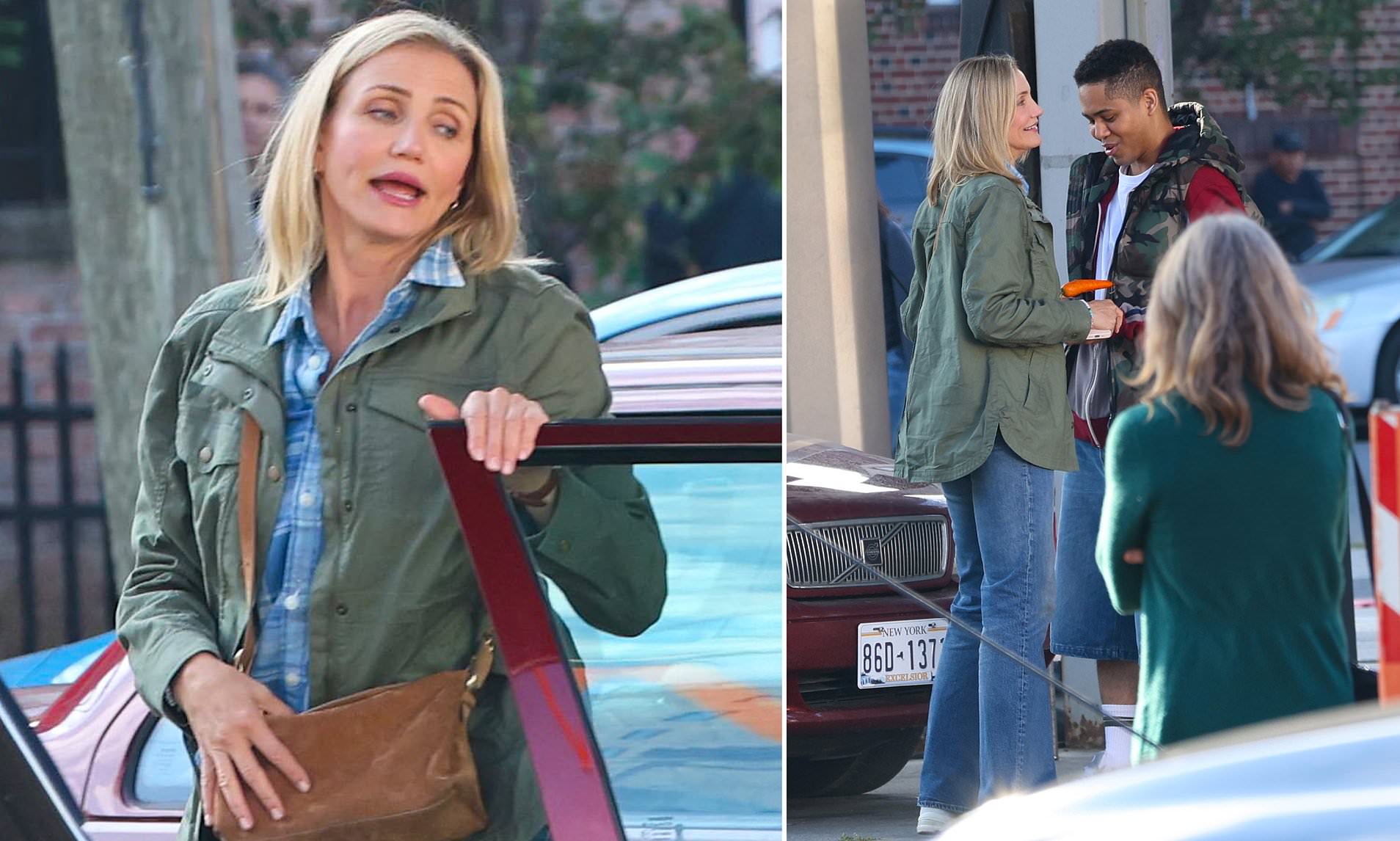 Cameron Diaz films dramatic car scene on set of Netflix action comedy ...