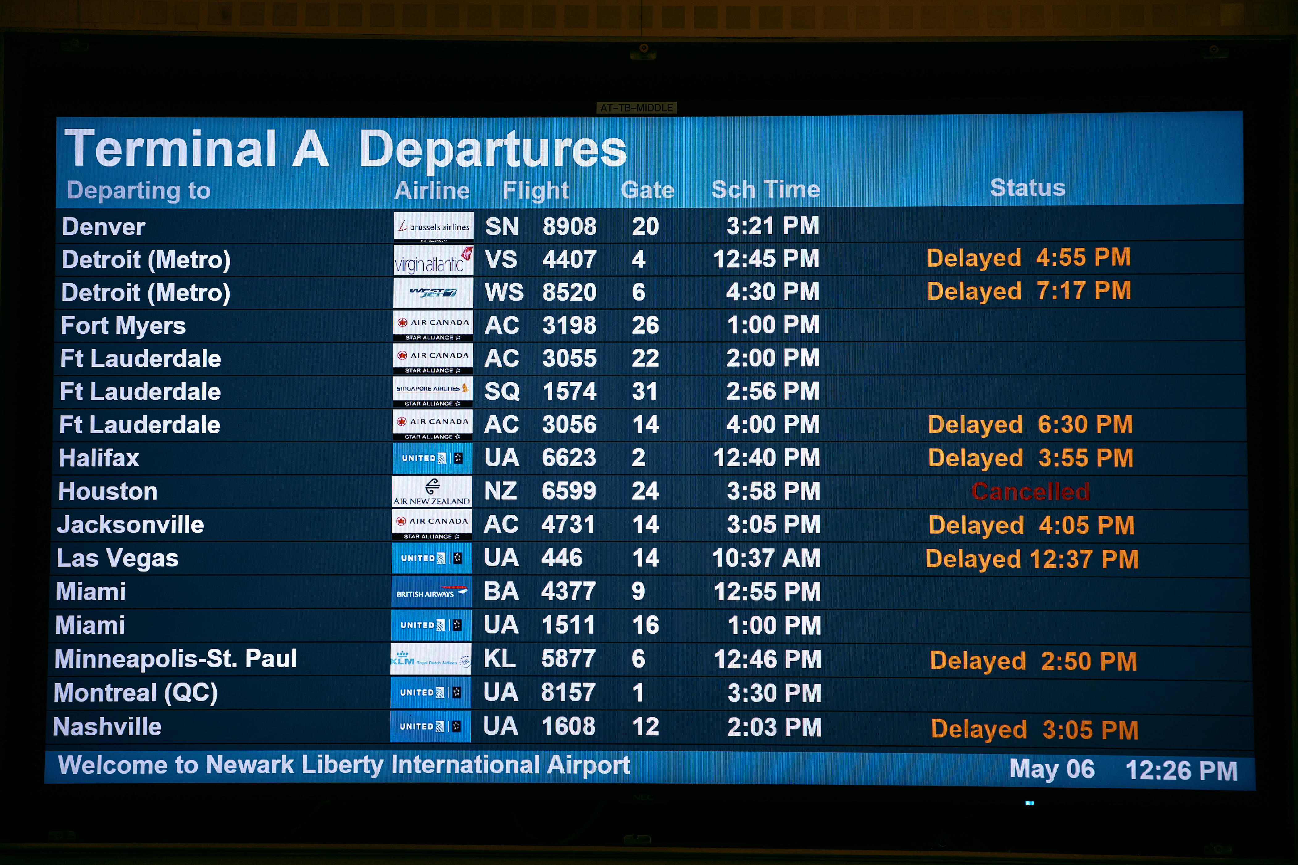 Air Traffic Controller Shortage Causes Chaos With Canceled, Delayed Flights