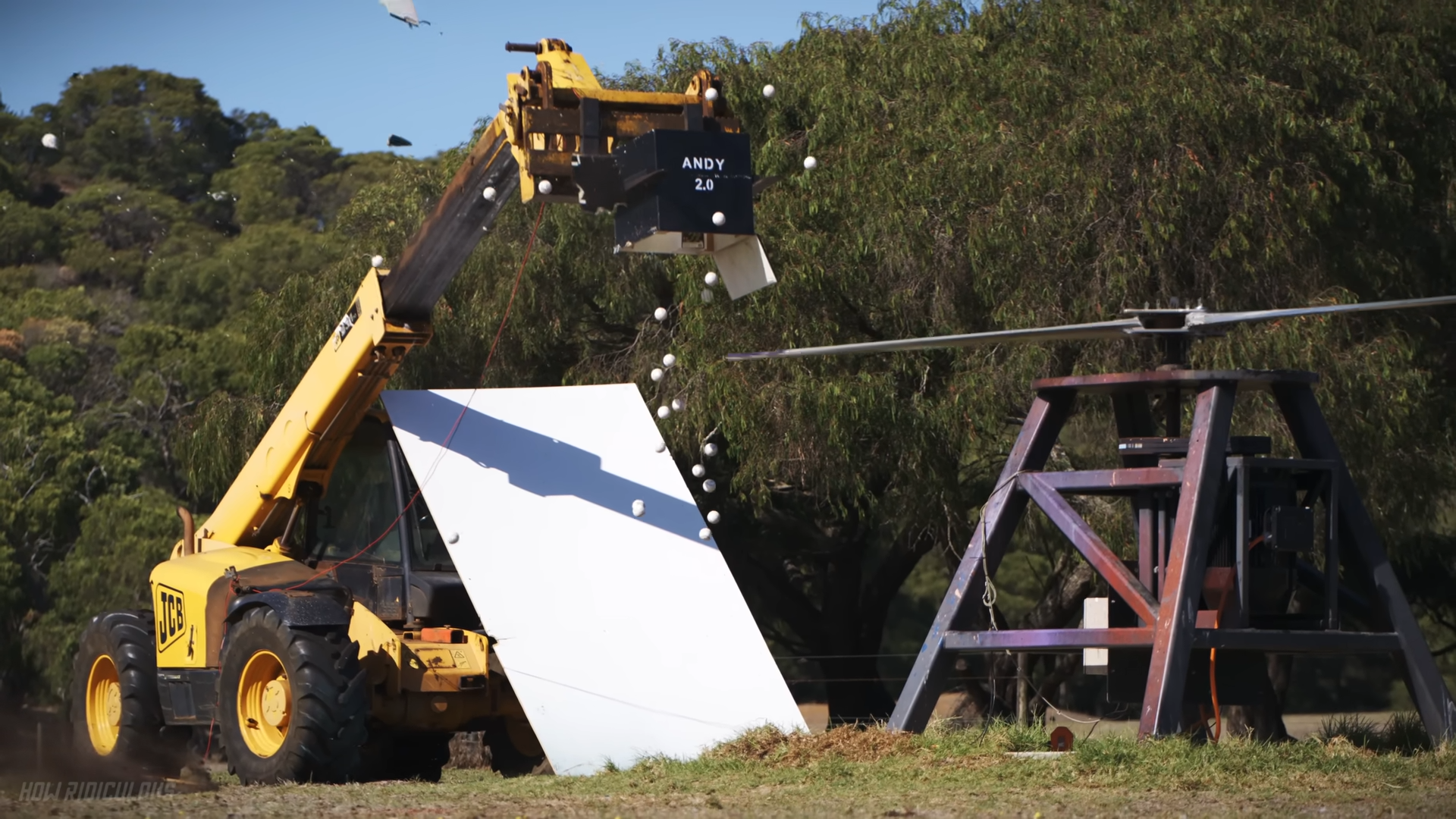 The craziest game of helicopter golf ever