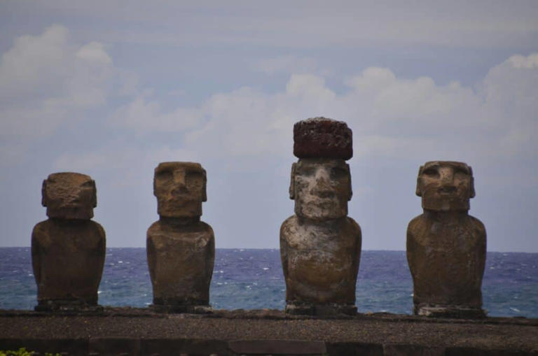 The Moai Statues Were Really “Walked” to Their Platforms