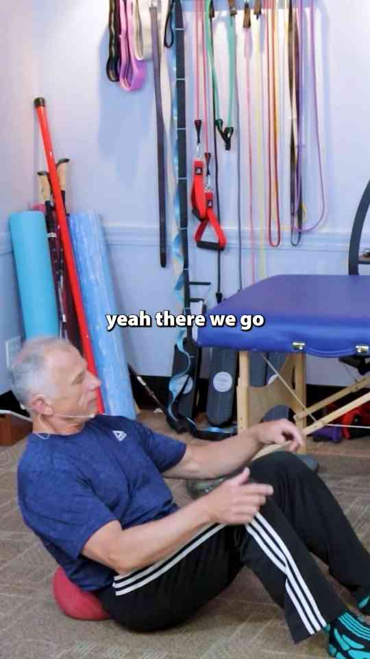 Back Friendly Ball Crunch