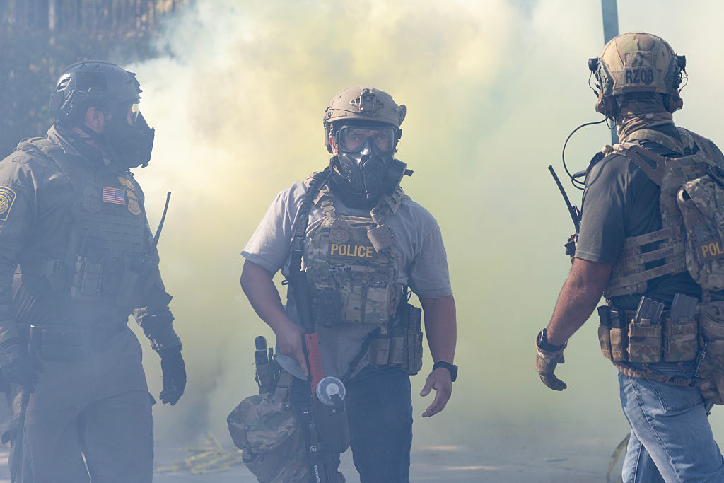 ICE Agents Tear Gas Chicago Police Officers