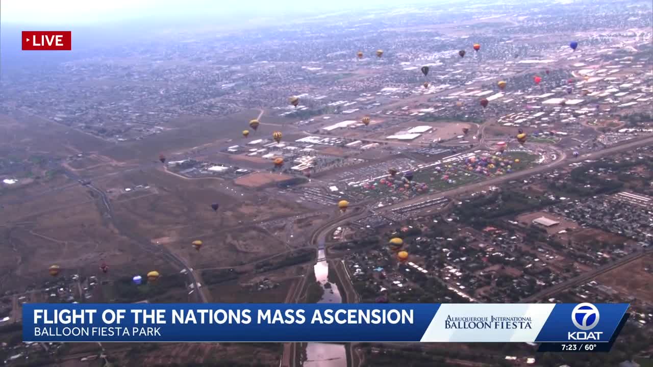Balloon Fiesta Flight of the Nations takes off