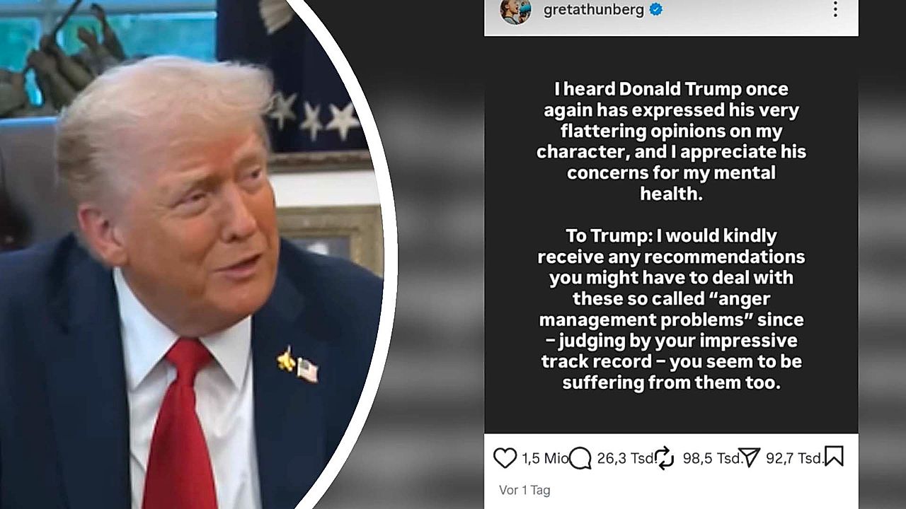 Greta Thunberg fires back at Trump after his mocking remarks