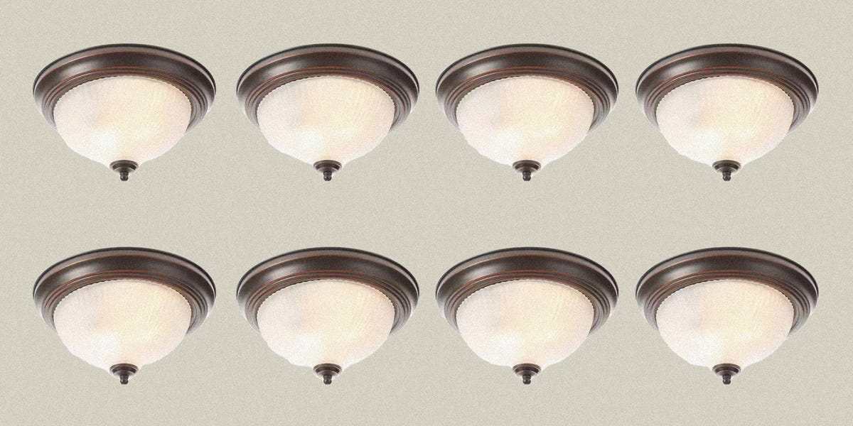 Designers say your outdated "boob lights" are making your home look tacky