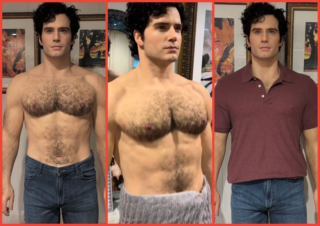 Man buys a life-size, silicone, “anatomically correct” Henry Cavill doll & instantly goes viral