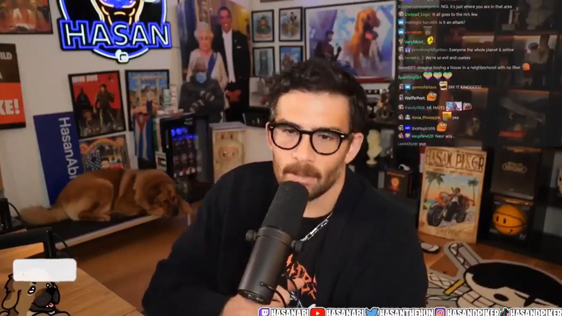 Twitch streamer Hasan Piker sparks controversy with dog shock collar ...