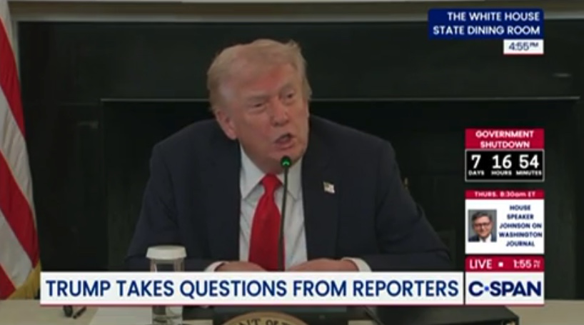 ‘Suspending Who?’ Trump Caught Flat-Footed by Question About ...