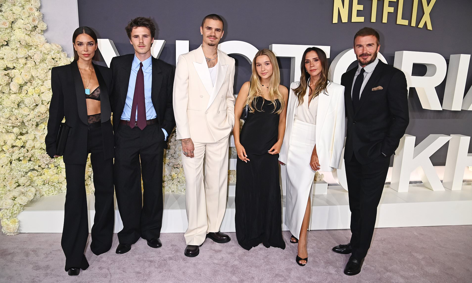 Victoria Beckham is supported by her beloved family at her Netflix ...