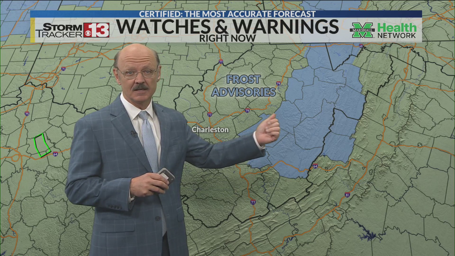 Frost possible in the WV Mountains