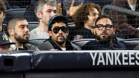 Bad Bunny stays seated during ‘God Bless America’ amid Super Bowl row ...