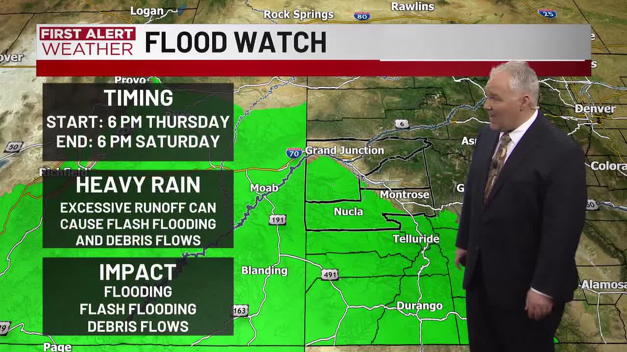 FIRST ALERT: Flood Watch issued, starting Thursday night